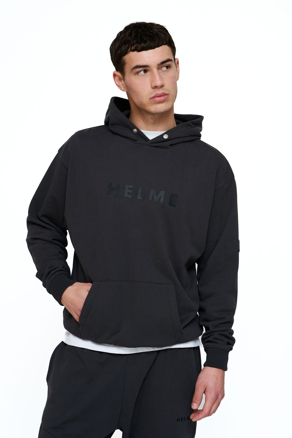 Original Helme Oversized Hoodie Charcoal